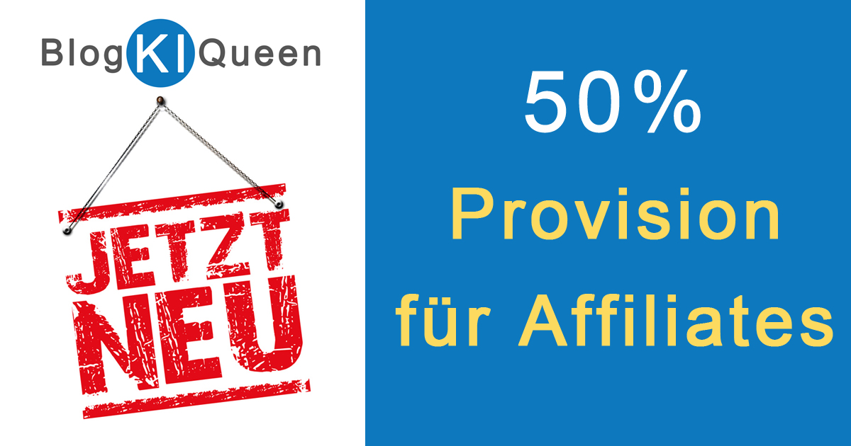 Partnerprogramm BlogKIQueen - 50% Provision